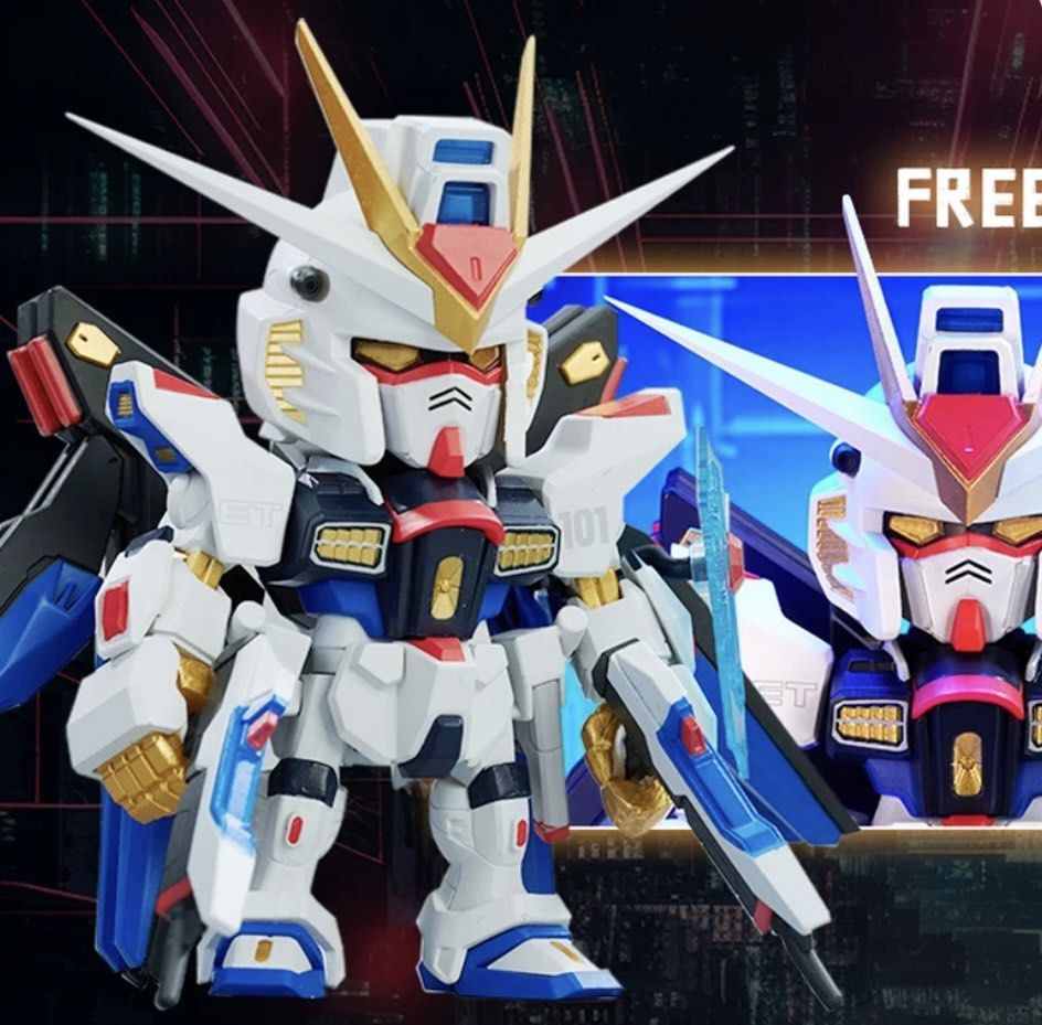 (Set of 8) QSMV MINI - Gundam seed / seed destiny - strike freedom and ...