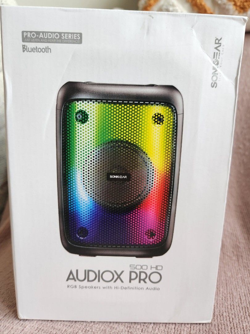 Sonic Gear Audiox Pro 500HD Portable Speaker, Amplifier with Bluetooth ...