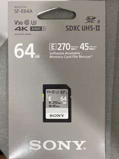 Sony SDXC UHSii V60 256GB, Mobile Phones & Gadgets, Mobile & Gadget ...