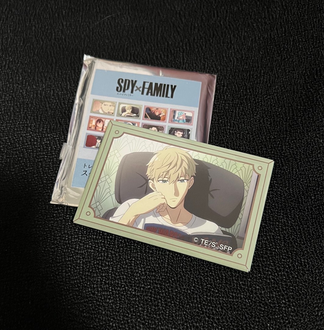 Spy Family Loid Forger Episode Scene Badge Pin Anya Yor Bon, Hobbies ...