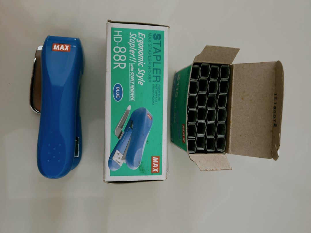 (All) Stapler ergonomic style stapler HD-88R staples 2115, Hobbies ...