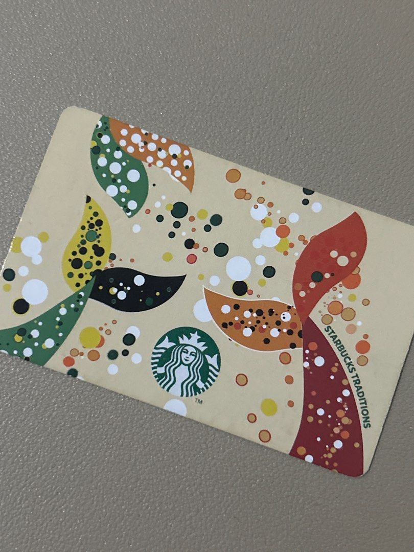 Starbucks Traditions Promo Card with 20 stickers, Furniture & Home ...