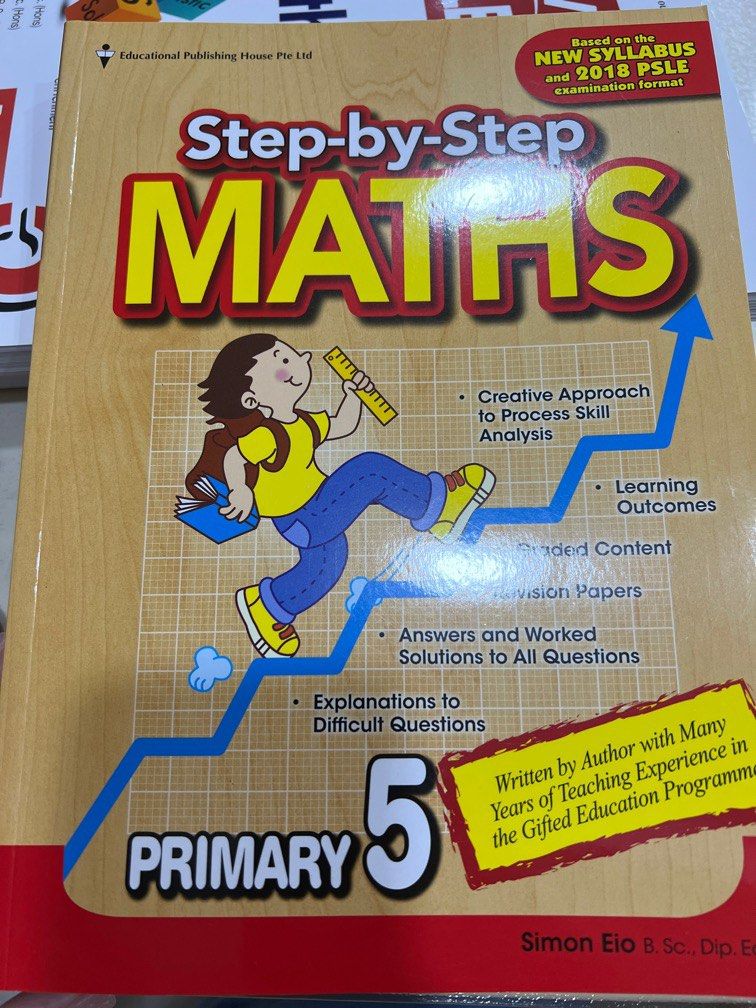 Step-by-step Maths Pri 5 EPH, Hobbies & Toys, Books & Magazines, Assessment Books on Carousell