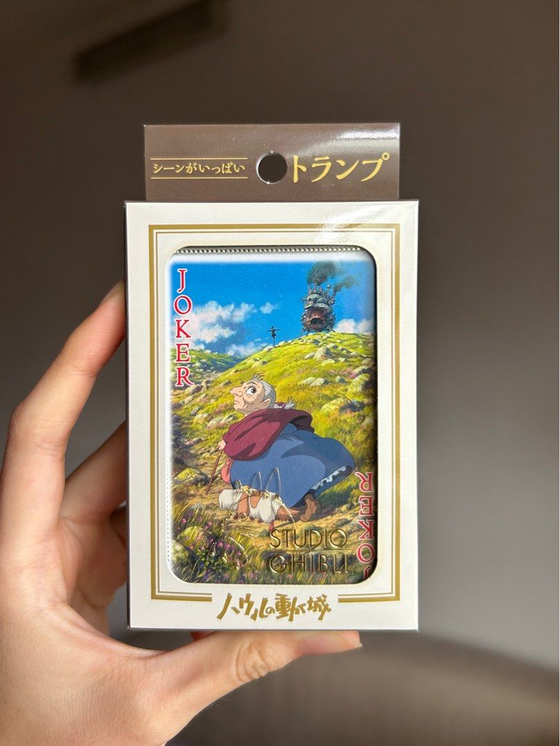 Studio Ghibli Howl’s Moving Castle Playing Cards, Hobbies & Toys, Toys ...