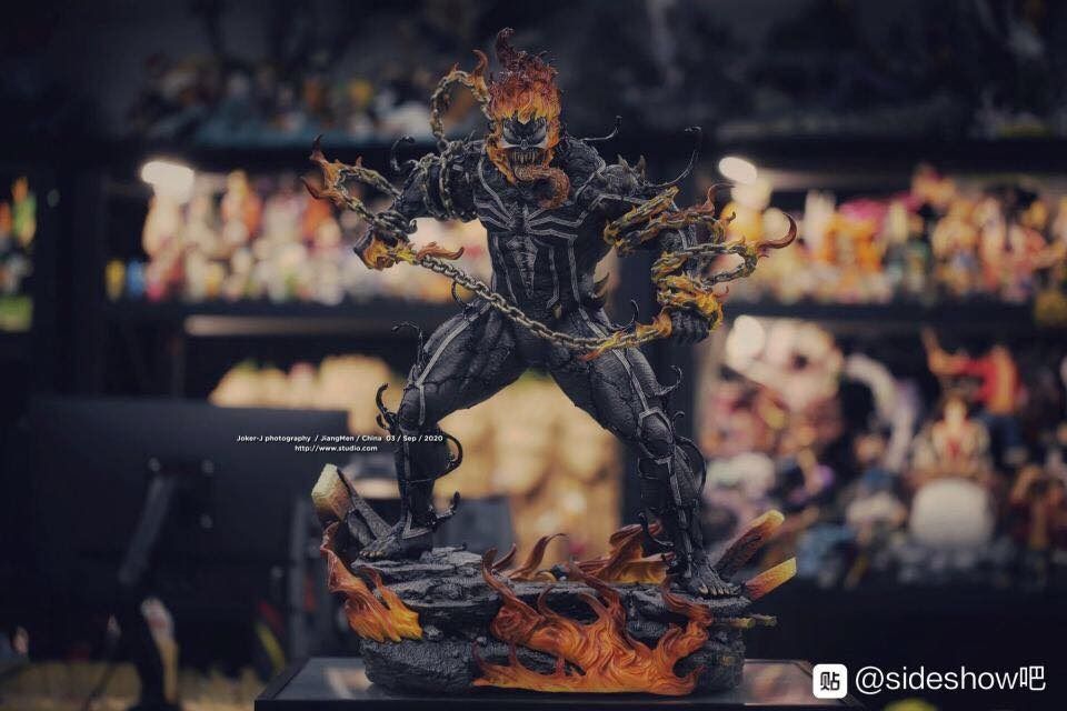 Supremo Studio Venom Ghost Rider Statue, Hobbies & Toys, Toys & Games ...