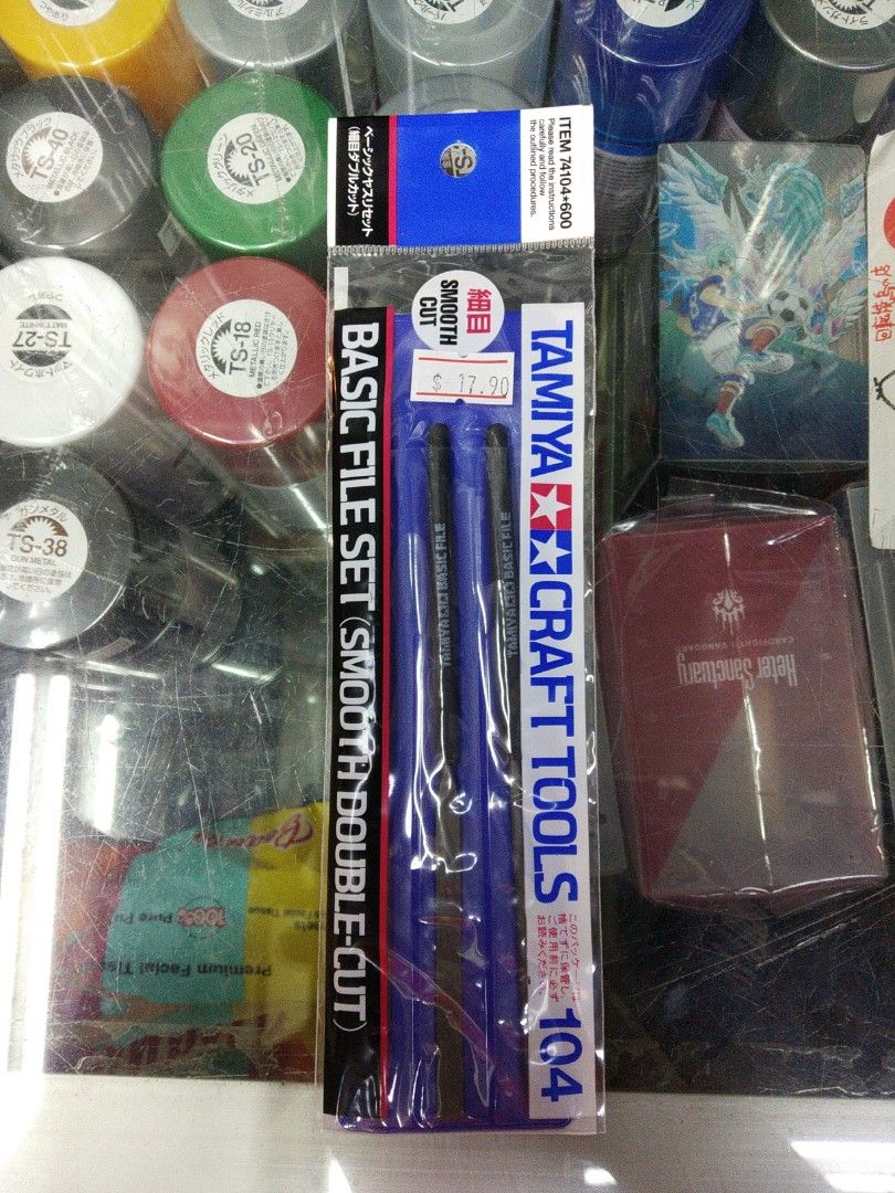 Tamiya Basic File Set (Smooth Double-cut), Hobbies & Toys, Stationery ...