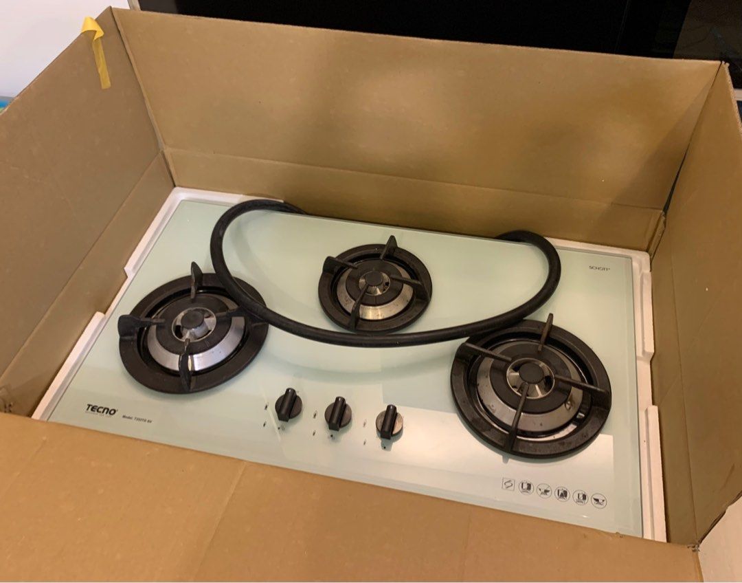 Tecno T333TGSV (White) SCHOTT Tempered Glass Hob, TV & Home Appliances ...