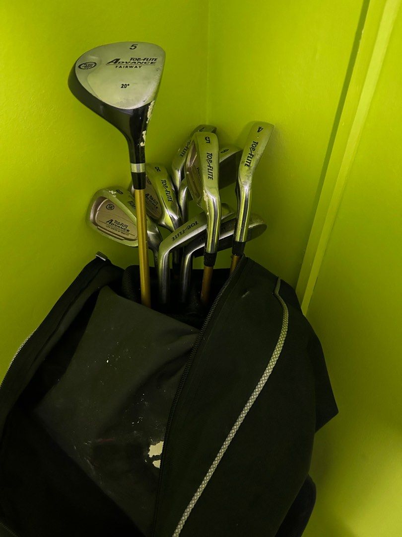 TF Advance Golf Clubs (9 pcs) for Beginner (Used), Sports Equipment ...