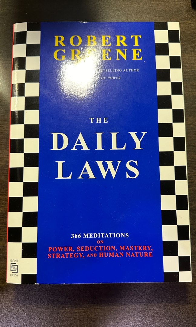 The Daily Laws by Robert Greene, Hobbies & Toys, Books & Magazines ...