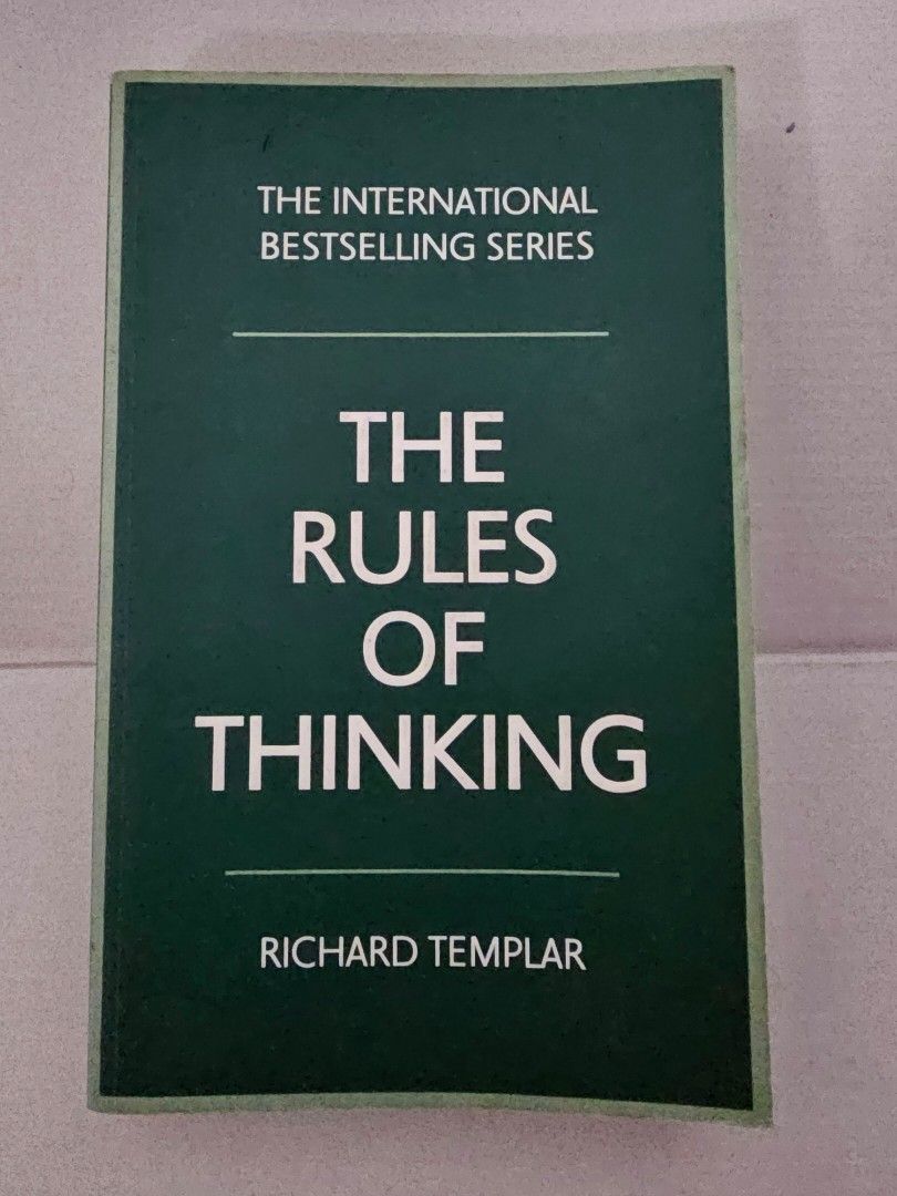 The Rules of Thinking ~ Richard Templar, Hobbies & Toys, Books ...