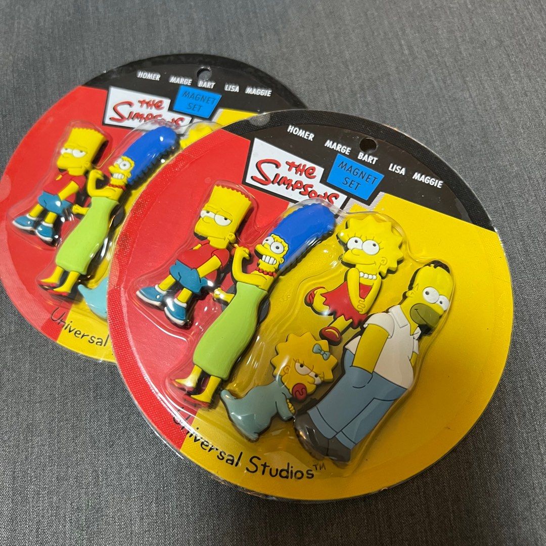 The Simpsons Family Fridge Magnet Set, Hobbies & Toys, Toys & Games on ...