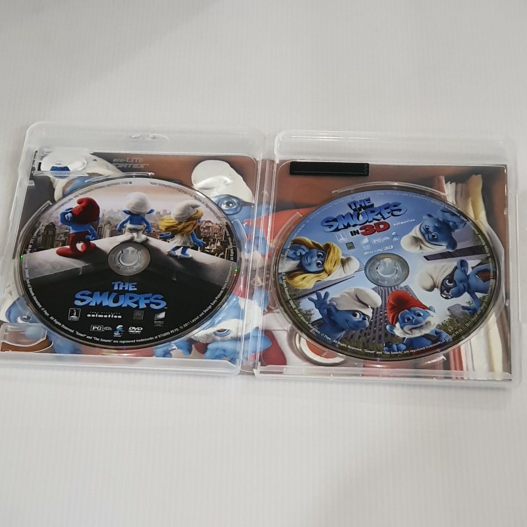 The Smurfs in 3D, Blu-ray 3D, Blu-ray, DVD, Hobbies & Toys, Music ...