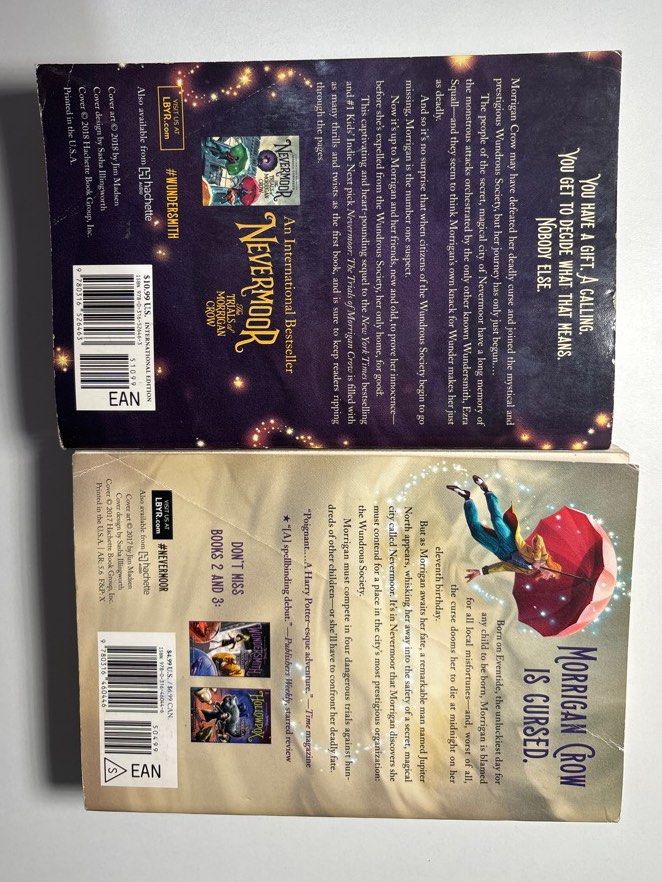 The Trials Of Morrigan Crow Series, Hobbies & Toys, Books & Magazines ...