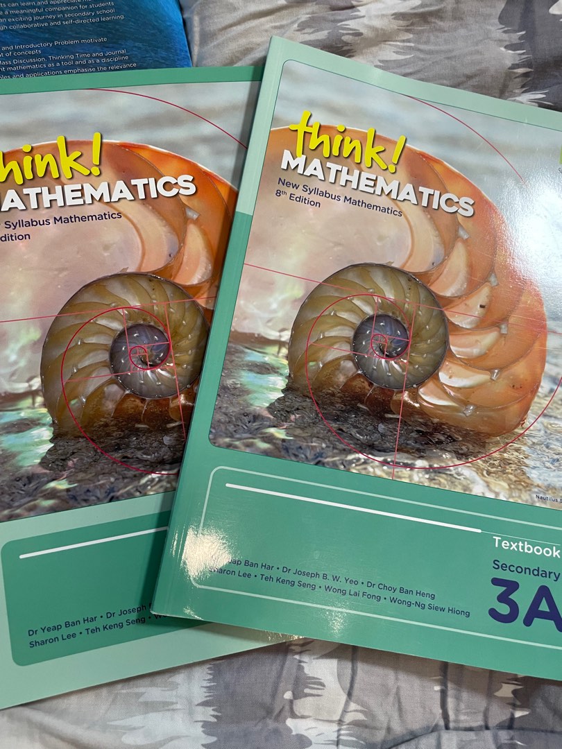 Think ! Mathematics 3A 3B, Hobbies & Toys, Books & Magazines, Textbooks ...