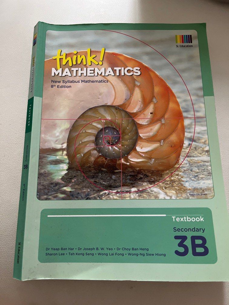 THINK! MATHEMATICS TEXTBOOK 3B (EMATH), Hobbies & Toys, Books ...