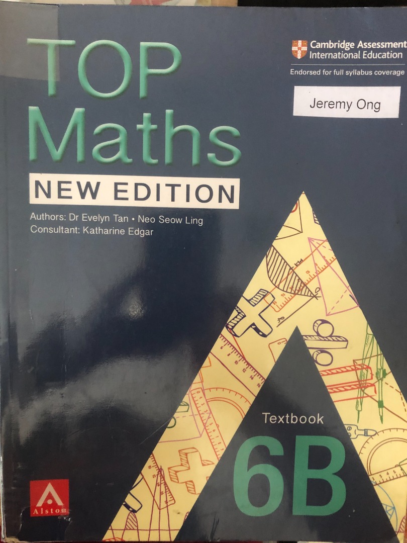 Top Maths Textbook 6B, Hobbies & Toys, Books & Magazines, Textbooks on ...