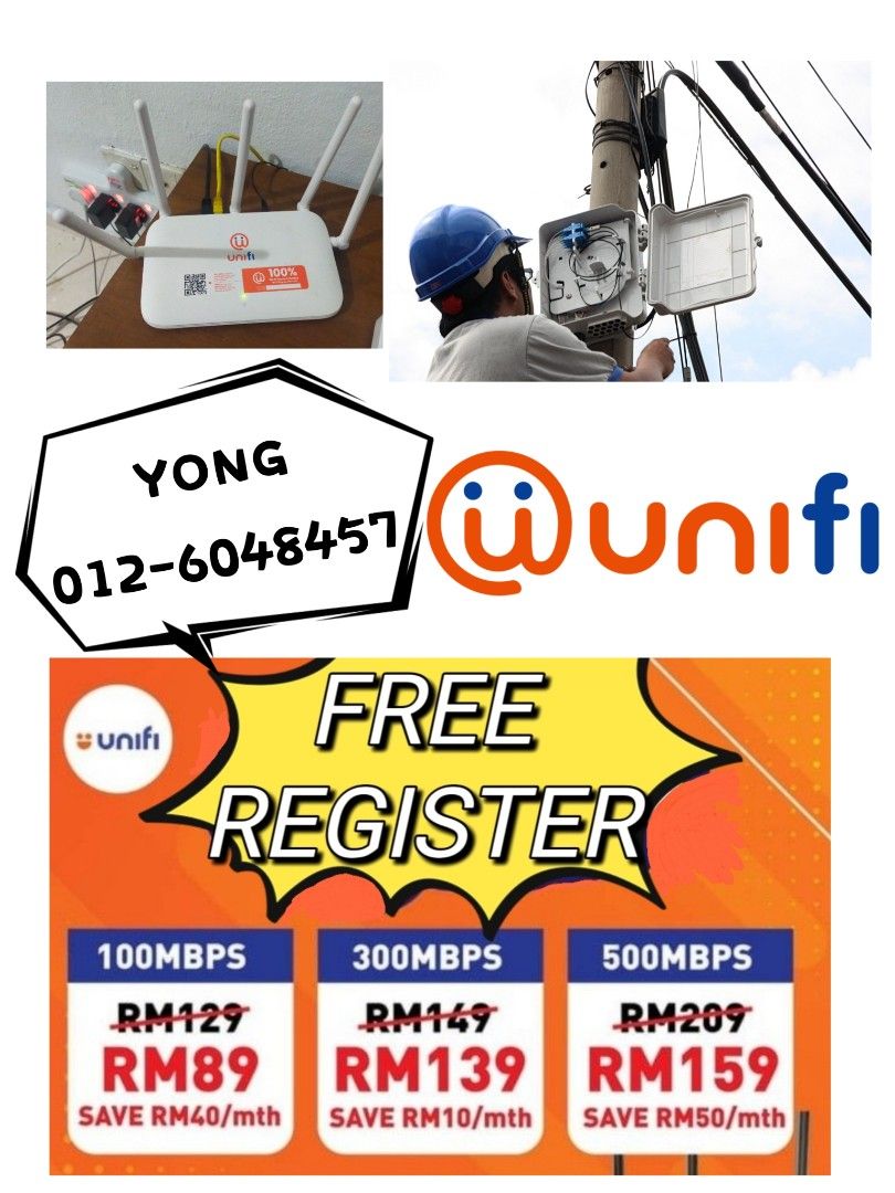 Unifi home internet package install, TV & Home Appliances, Other Home ...
