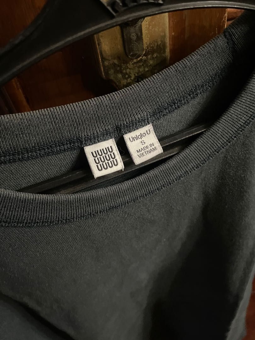 Uniqlo Blue Green Shirt, Men's Fashion, Tops & Sets, Tshirts & Polo ...