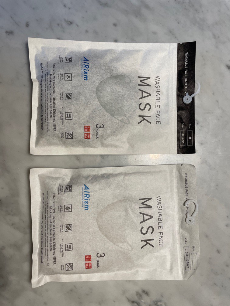 Uniqlo Face Mask, Health & Nutrition, Face Masks & Face Shields on ...