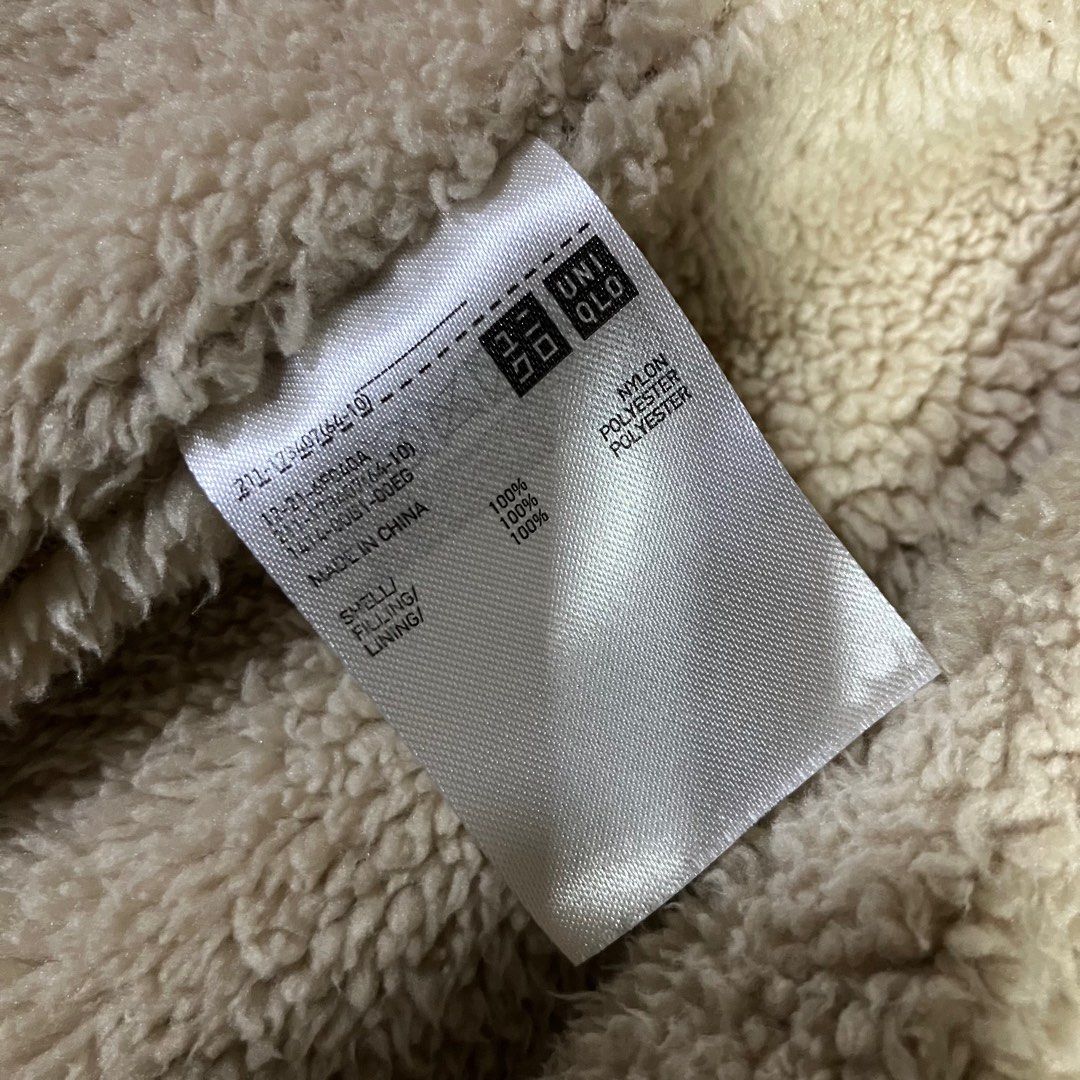 UNIQLO Women’s Fleece Inner Blouson Jacket (LARGE), Women's Fashion ...