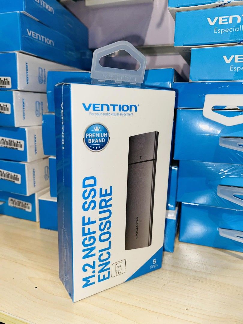 ⭐Vention M.2 NGFF SSD Enclosure Aluminum Alloy USB 3.1 Gen 1-C Grey ...