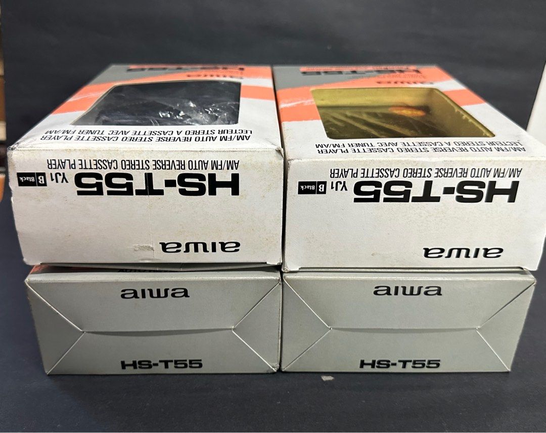 Vintage Aiwa AM/FM AUTO REVERSE STEREO CASSETTE PLAYER HS-T55, Hobbies ...