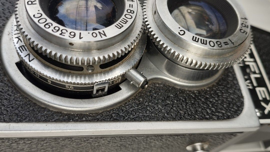 Vintage Camera RICOHFLEX VI with Leather case medium format film ...