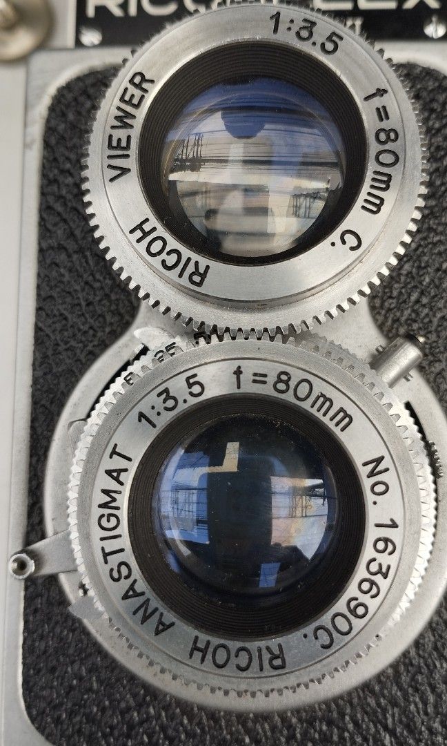 Vintage Camera RICOHFLEX VI with Leather case medium format film ...