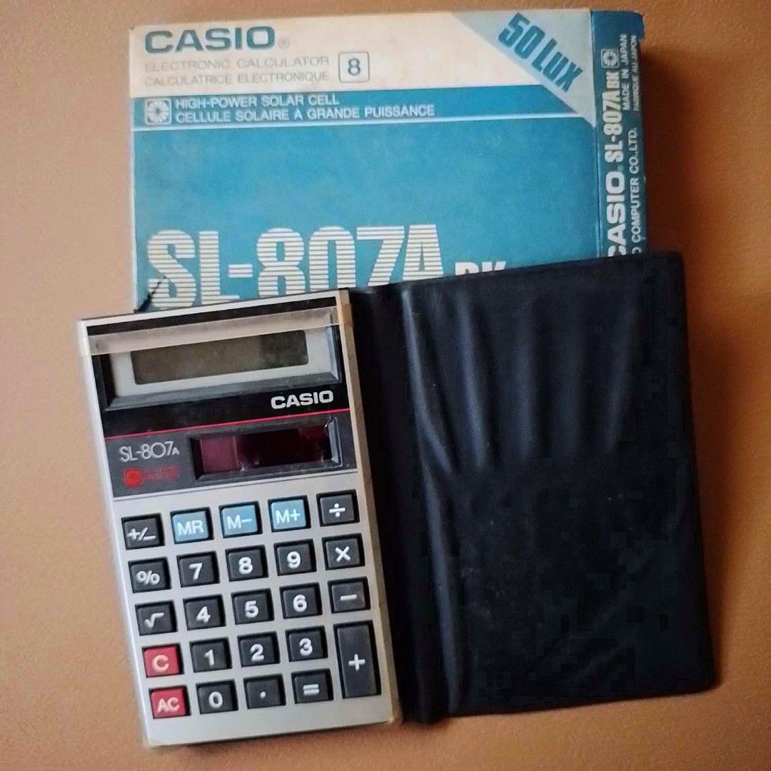 Vintage Casio SL-807A Calculator #2024declutter, Computers & Tech ...