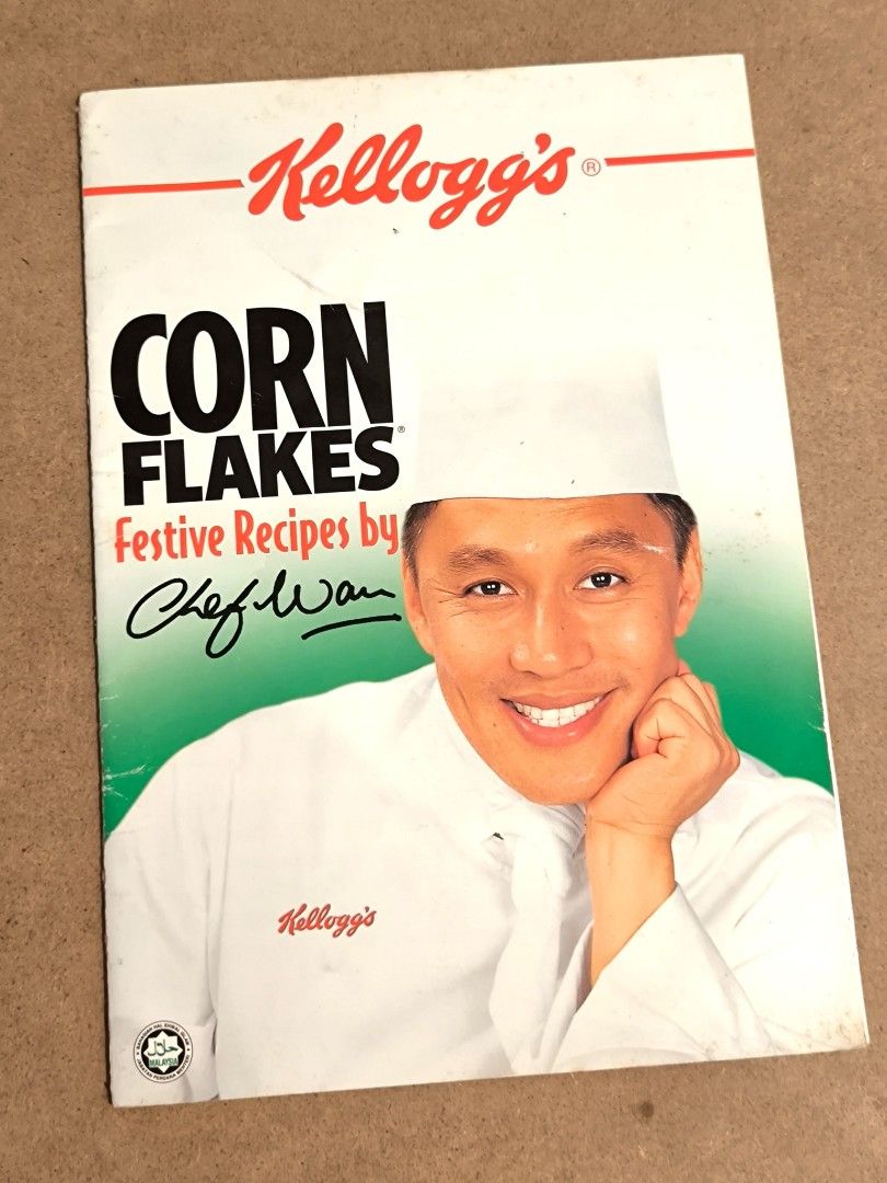 Vintage Recipe Kellogg's Corn Flakes Festive Recipes By Chef Wan ...