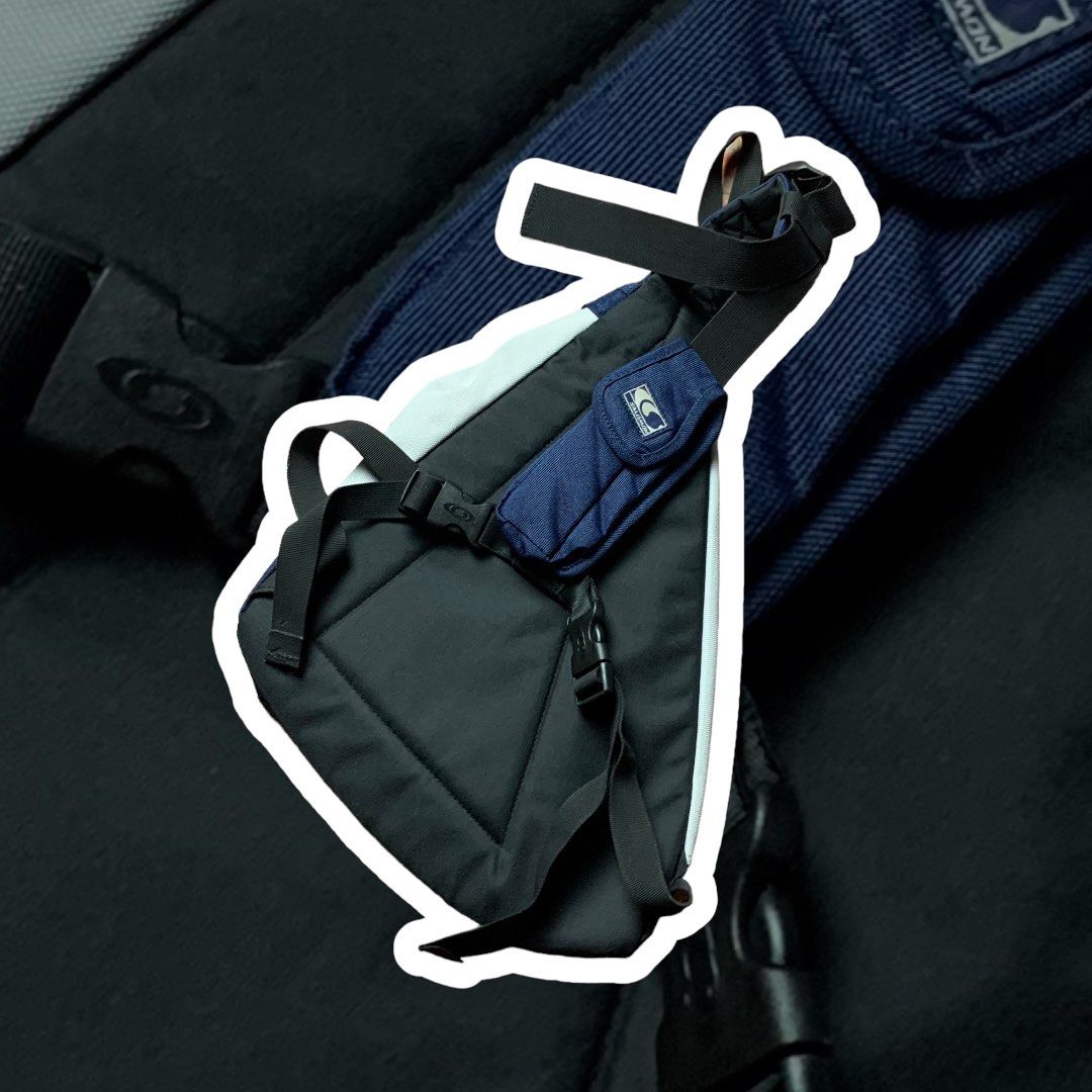 Vintage Salomon Tri-Harness Crossbody Bag, Men's Fashion, Bags, Sling ...