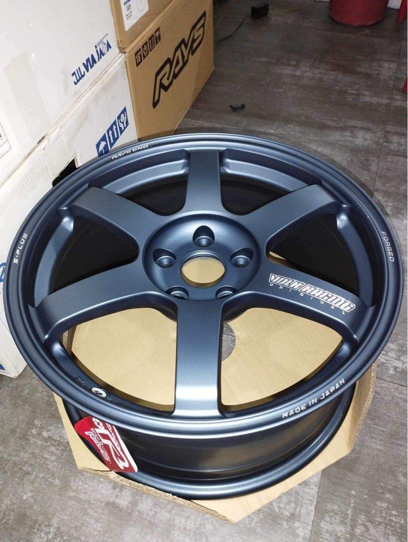 Volk Rays TE37 Saga S-plus GB 18x8.5 +42 5x114 pcd, Car Parts ...