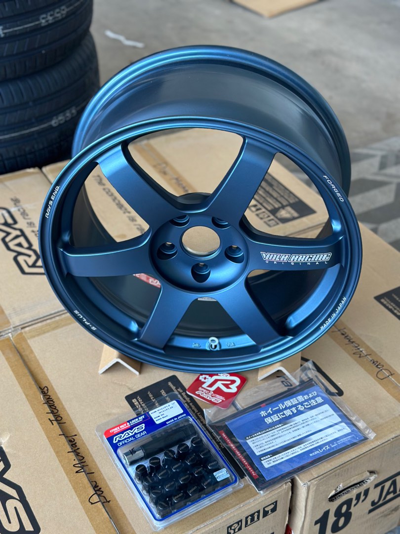 Volk Rays TE37 Saga S-plus GB 18x8.5 +42 5x114 pcd, Car Parts & Accessories, Mags and Tires on ...