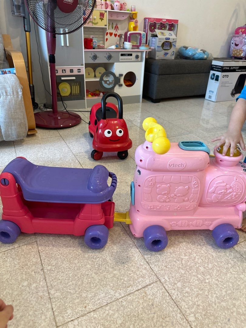 VTech Push and Ride Alphabet Train, Babies & Kids, Infant Playtime on ...