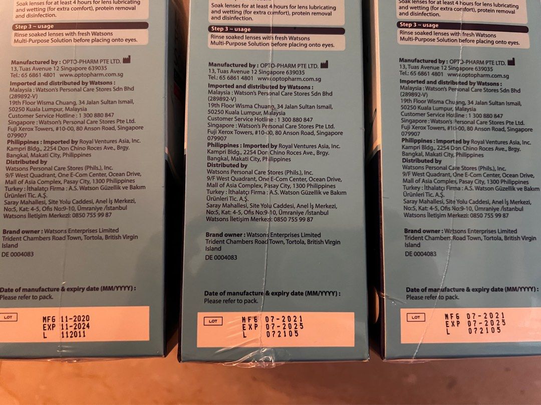 watsons multi purpose solution contact lens, Beauty & Personal Care, Vision Care on Carousell