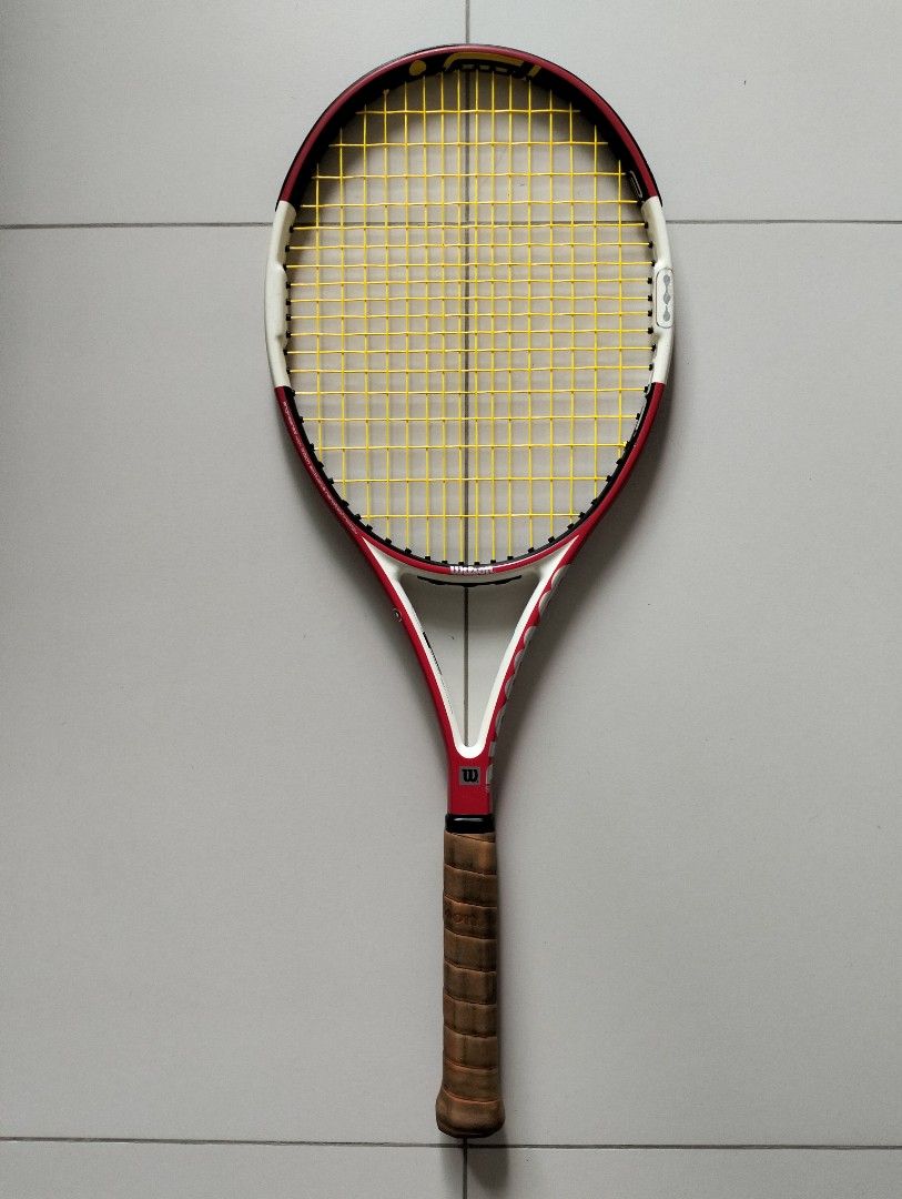 Wilson Ncode six-one 95 tennis racquet racket, Sports Equipment, Sports ...