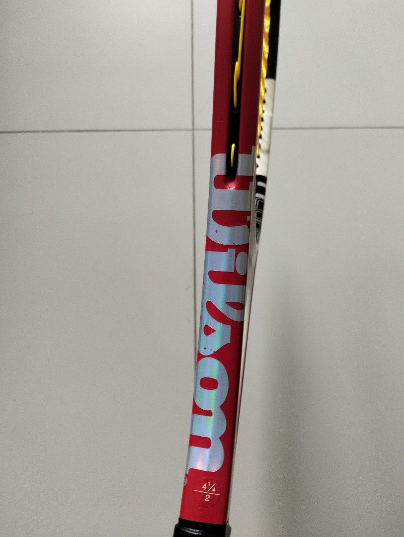 Wilson Ncode six-one 95 tennis racquet racket, Sports Equipment, Sports ...