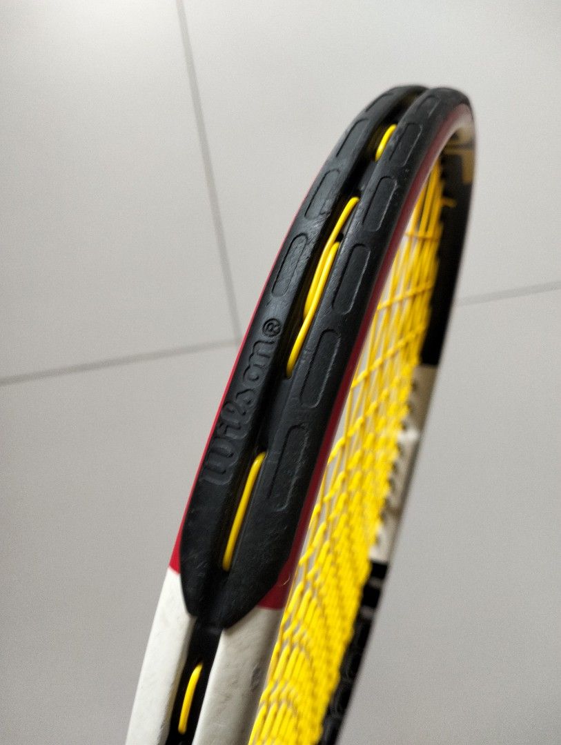 Wilson Ncode six-one 95 tennis racquet racket, Sports Equipment, Sports ...