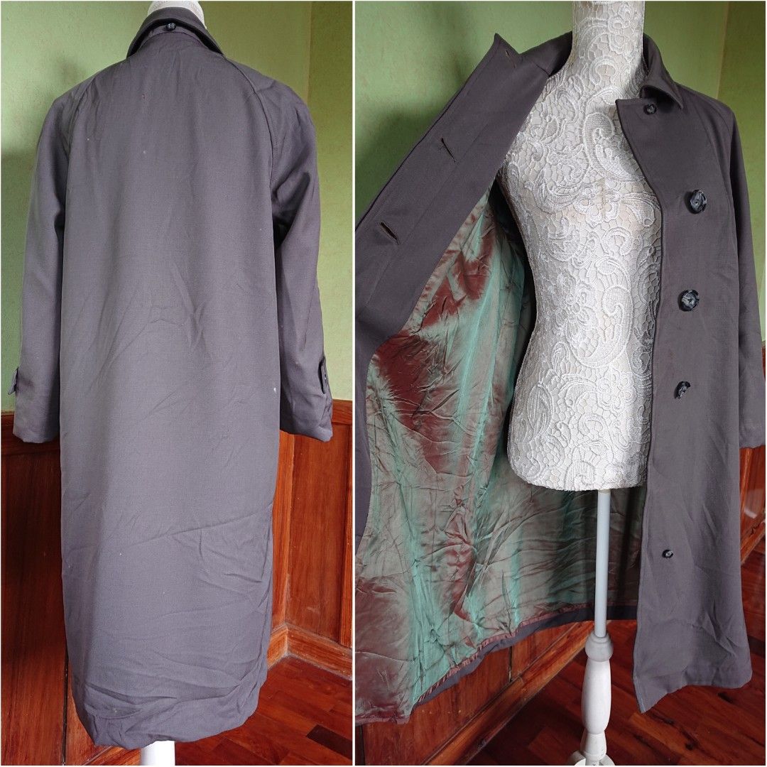 WING ON / OVERCOAT COAT WOMEN GRAY w/flaws, Women's Fashion, Coats ...
