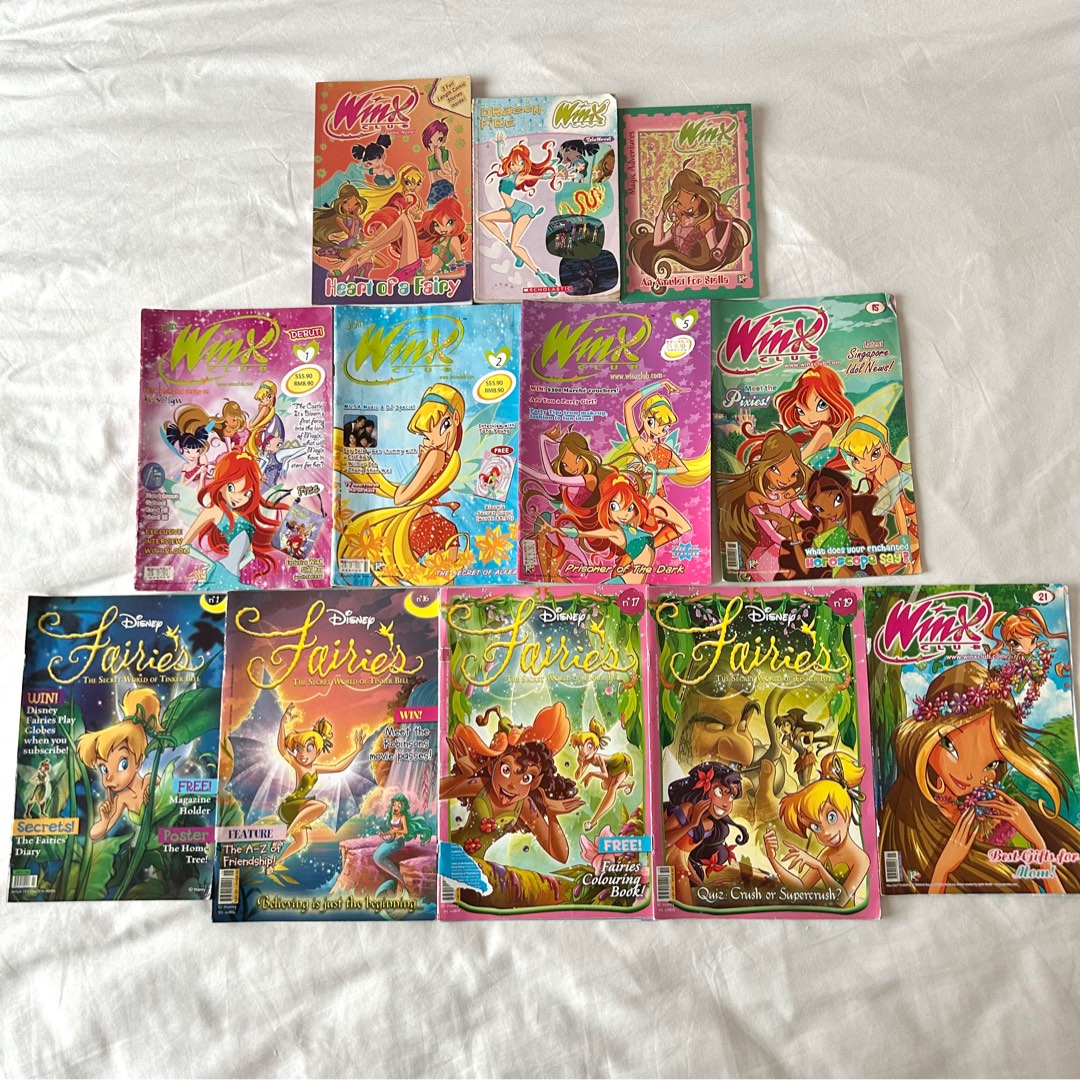 winx club & disney fairies the secret world of tinker bell comics ...
