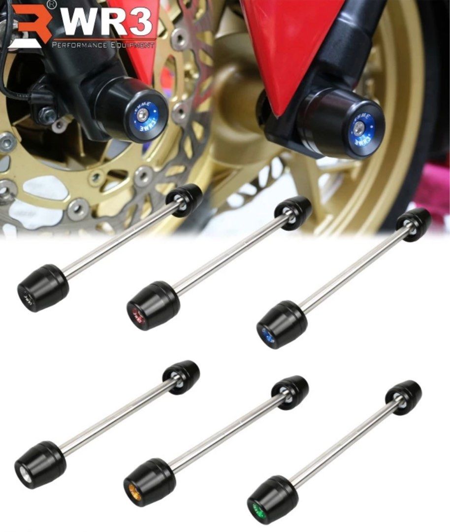 WRX Front Axle Sliders Xmax, Motorcycles, Motorcycle Accessories on ...