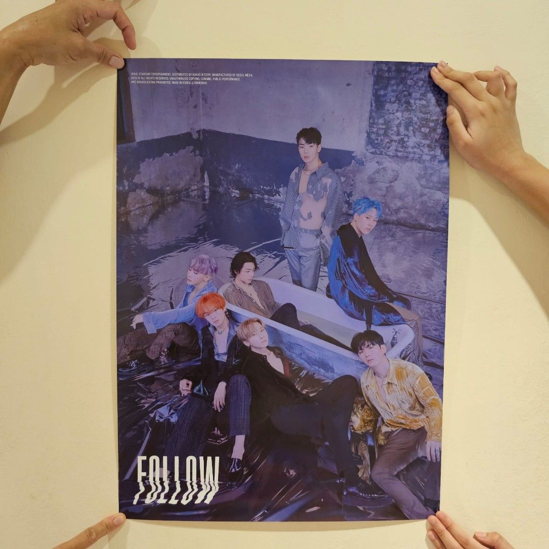 WTS MONSTA X OFFICIAL POSTERS, Hobbies & Toys, Memorabilia ...