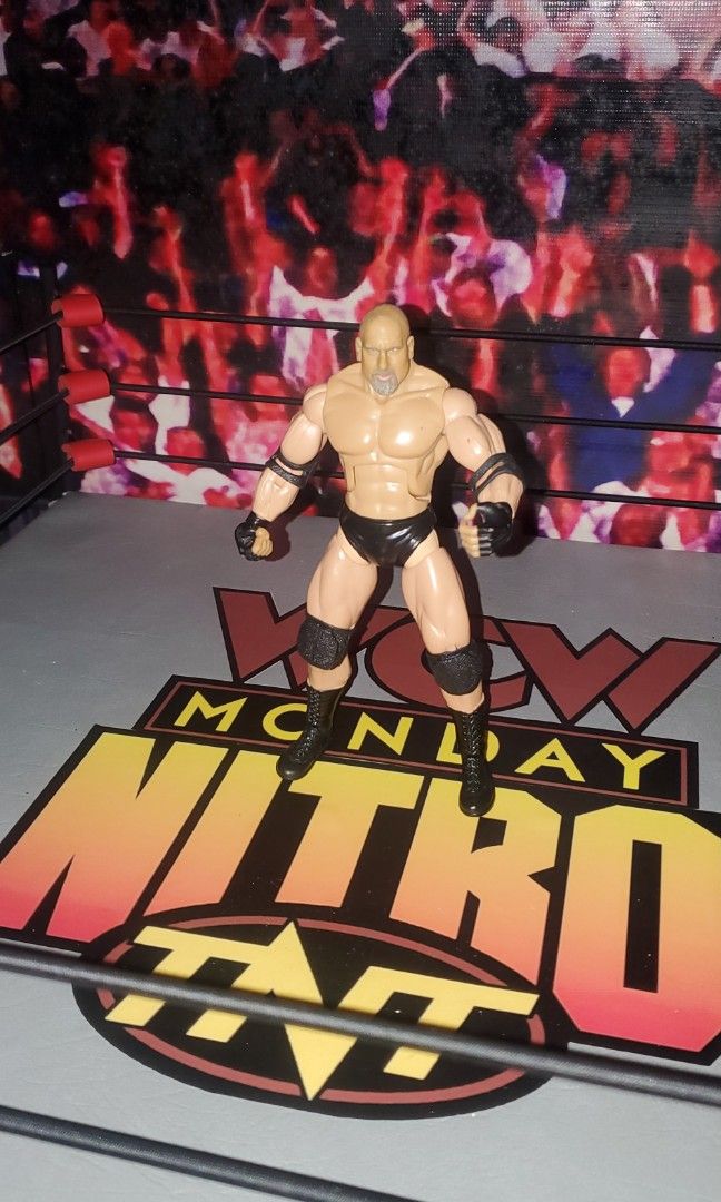wwe wcw goldberg deluxe, Hobbies & Toys, Toys & Games on Carousell