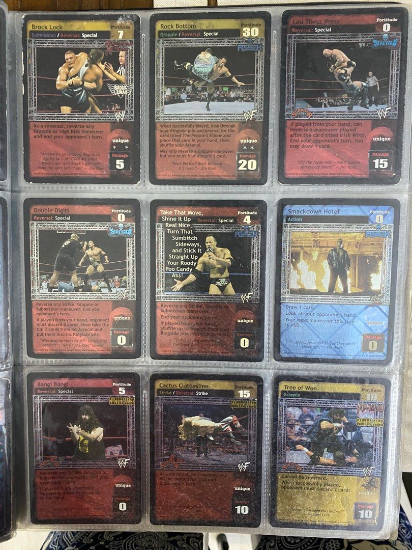 WWF / WWE FIRST EDITION YEAR 2001 WRESTLING TRADING CARDS, Hobbies ...