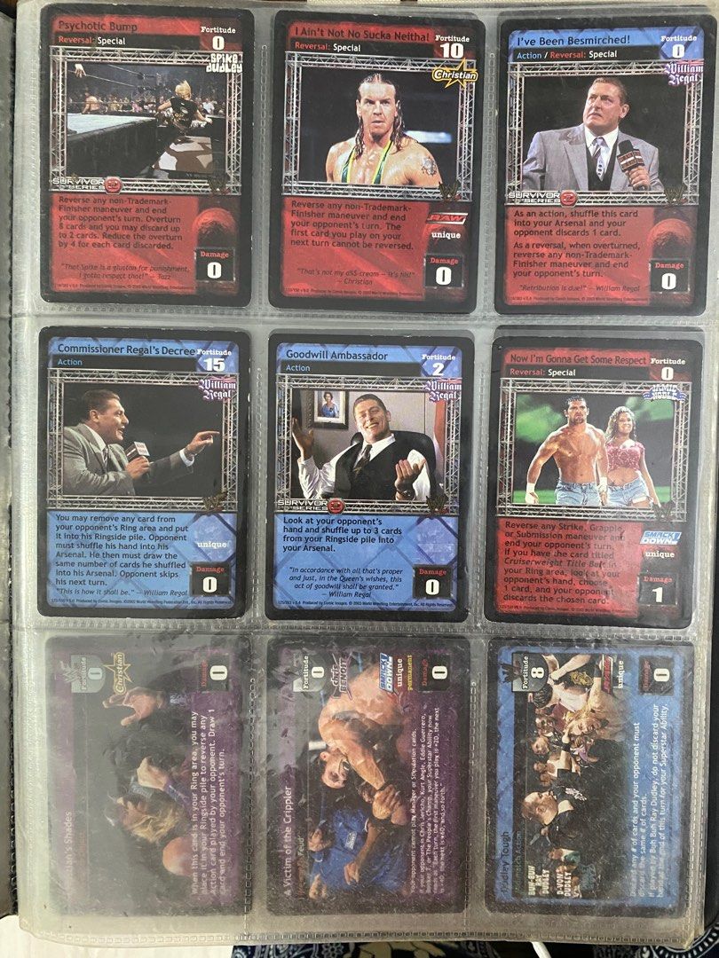 WWF / WWE FIRST EDITION YEAR 2001 WRESTLING TRADING CARDS, Hobbies ...