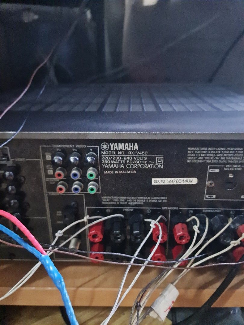 Yamaha Amplifier rx-v450 (built in Bluetooth), Audio, Soundbars, Speakers & Amplifiers on Carousell