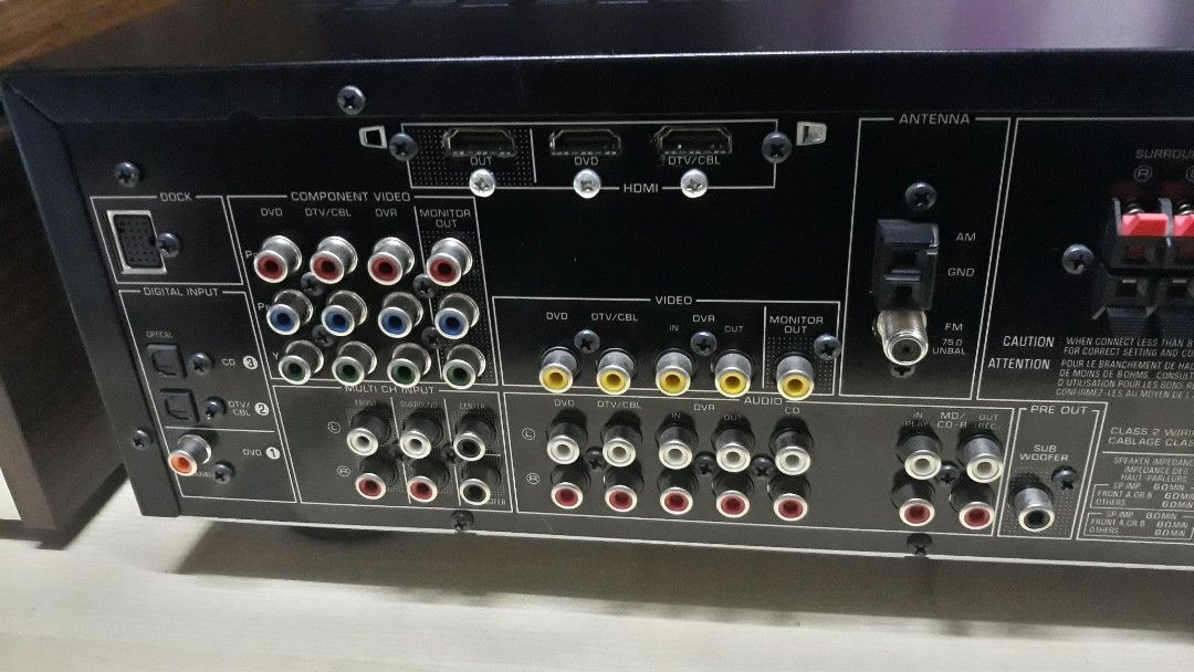 Yamaha RX-V365 5.1 Channel Av Receiver, Audio, Soundbars, Speakers ...