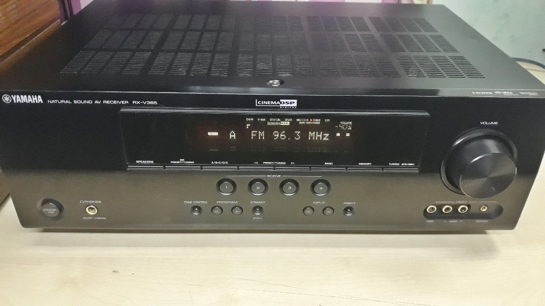 Yamaha RX-V365 5.1 Channel Av Receiver, Audio, Soundbars, Speakers ...
