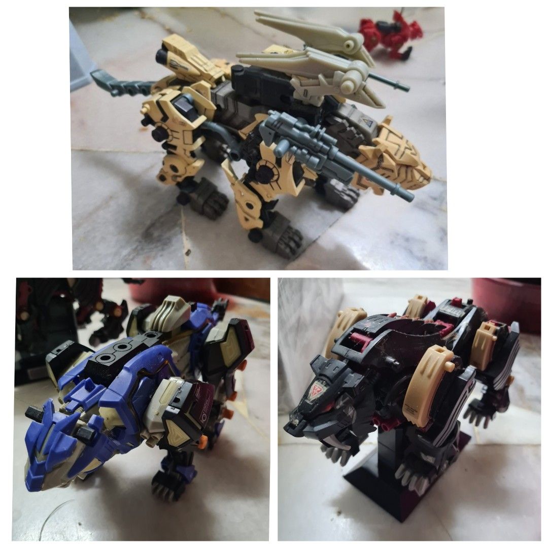 Zoids white tiger, rayse tiger,brastle tiger 3 together, Hobbies & Toys ...