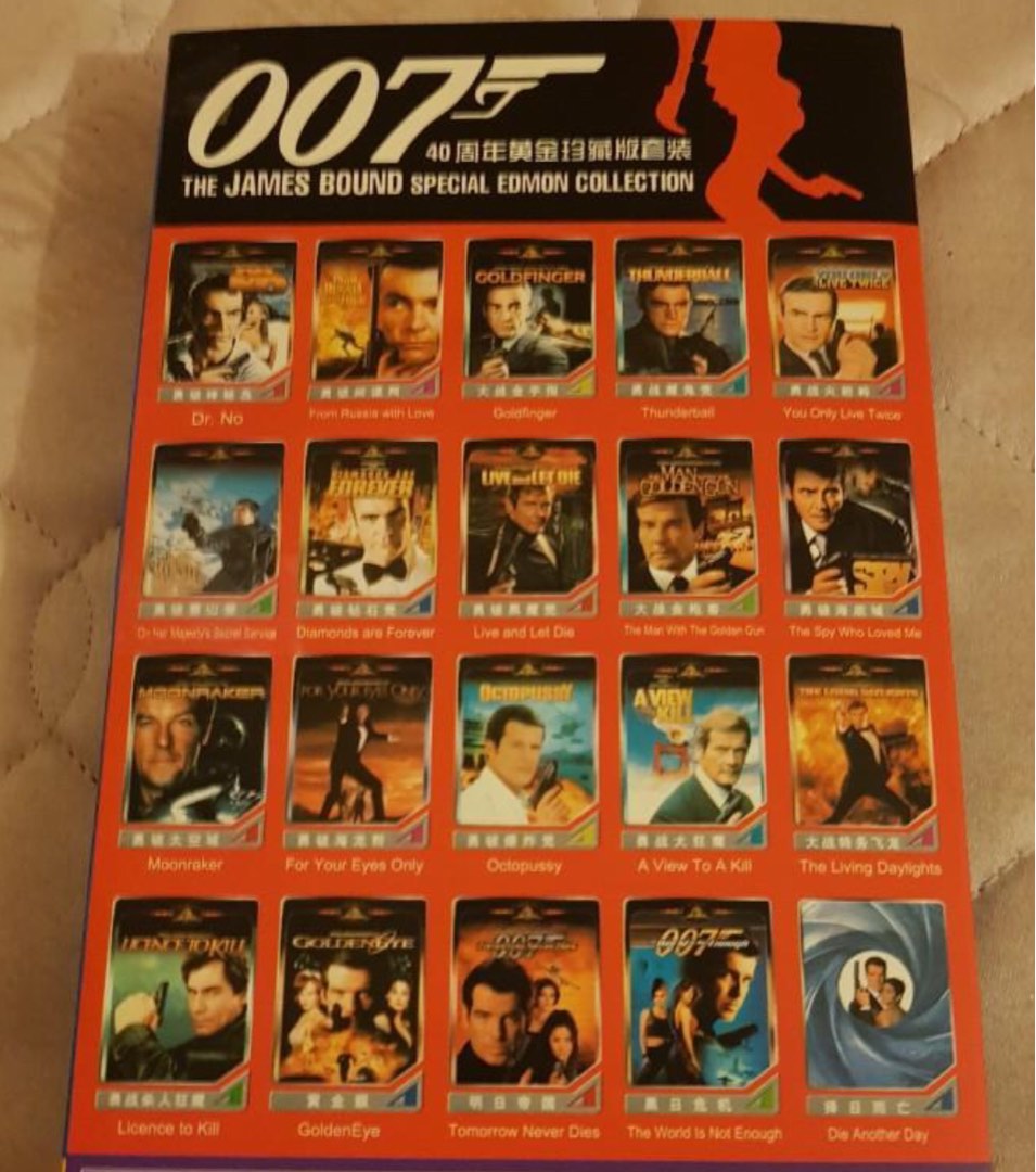 007 James Bond Special Edition Collection DVD Boxset, Hobbies & Toys, Music & Media, CDs & DVDs ...